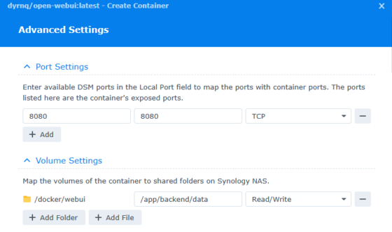 Run AI on your Synology – Tim's Tech Thoughts